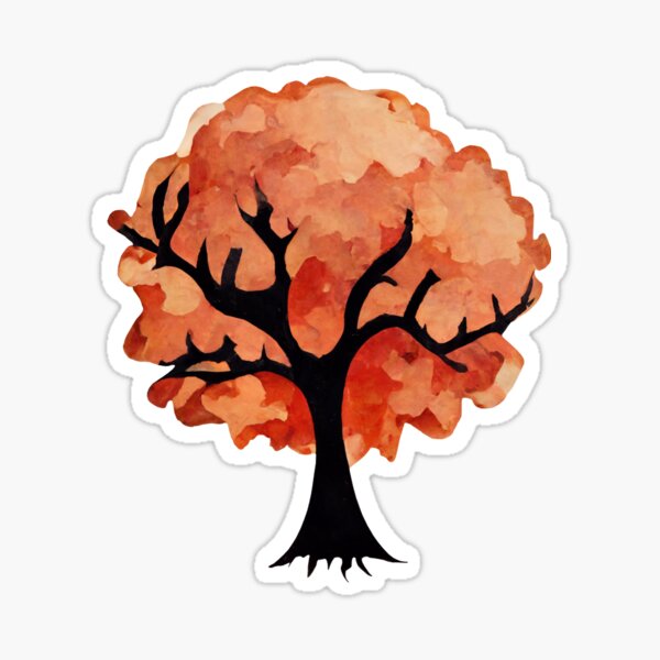 "Orange Tree" Sticker for Sale by kualio | Redbubble