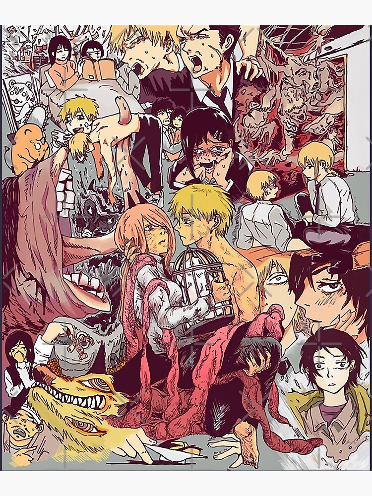 "Active Poor Young Man Contracted The Devil Life Chainsaw Man Pink ...