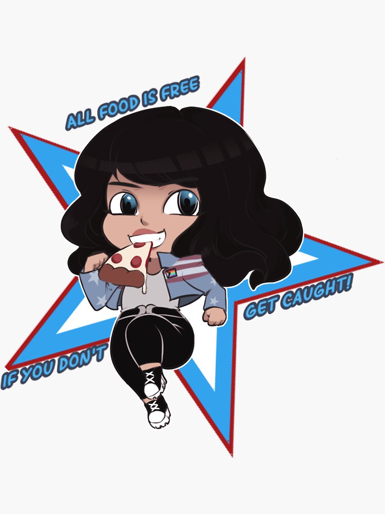 "America Chavez& " Sticker for Sale by hurstlholland | Redbubble