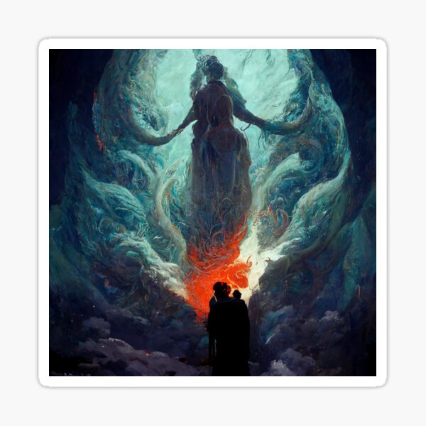 "Ragnarok Arrives" Sticker for Sale by cassiarose | Redbubble