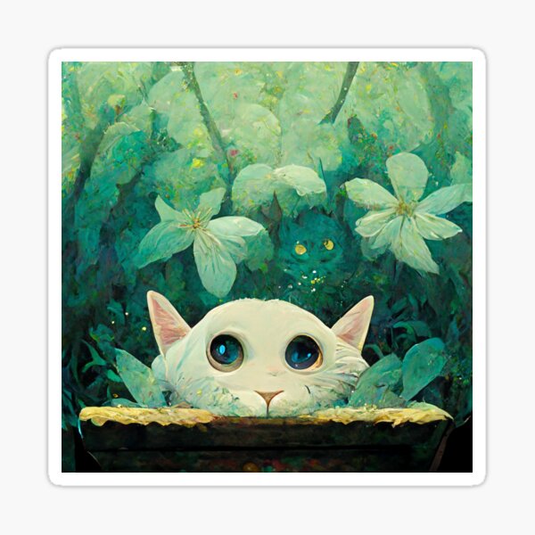 "Siamese Cat | Adorable Painting Texture" Sticker for Sale by ...