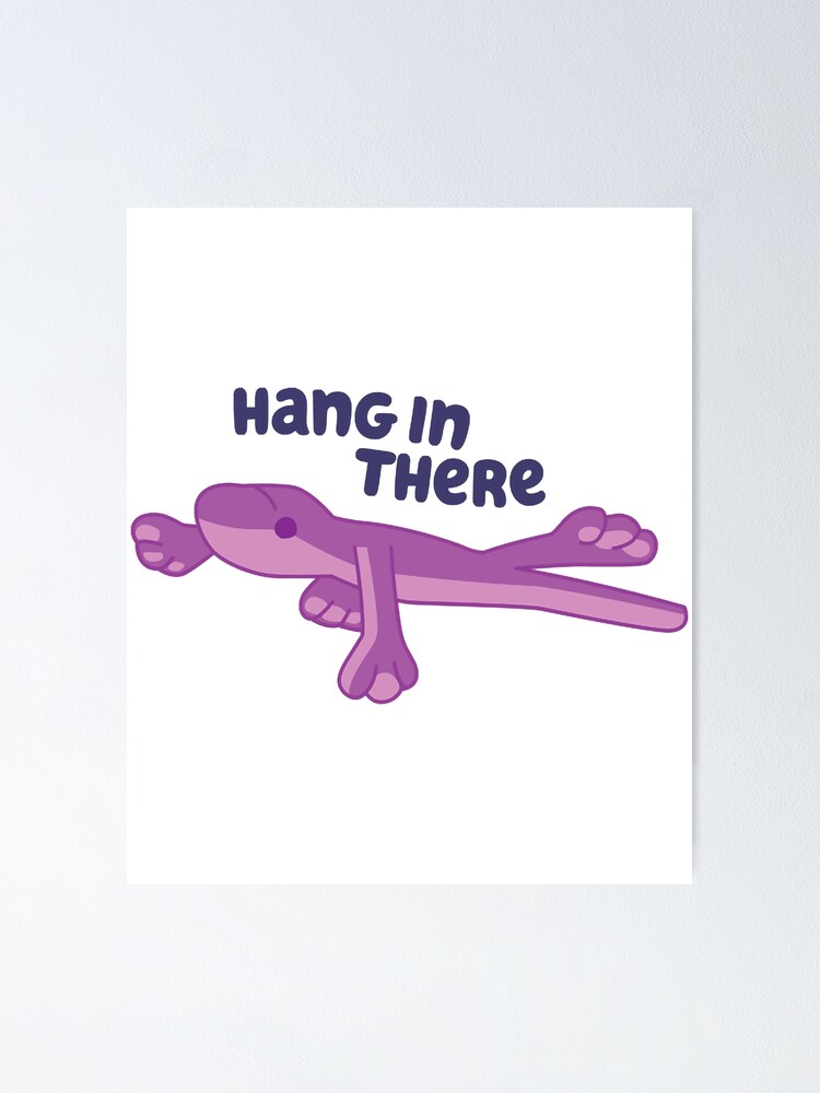 "Blueys Sticky Gecko" Poster for Sale by phoebesara86 | Redbubble