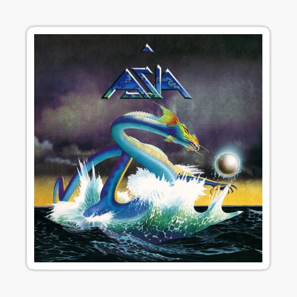 "Asia asia Sticker" Sticker for Sale by mdeleoadamson | Redbubble