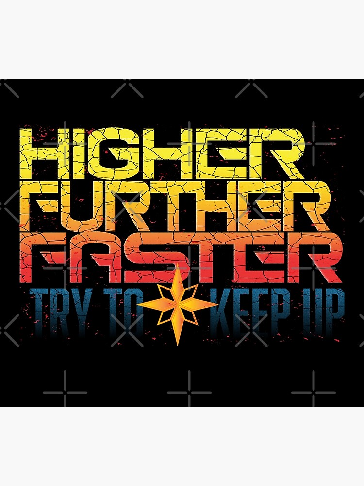 "Higher further faster, superhero, comics, " Art Print for Sale by ...