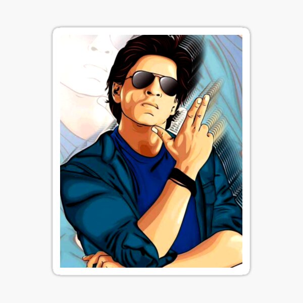 "shah rukh khan king of kollywood cinema" Sticker for Sale by ...