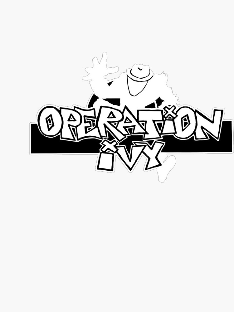 "Operation Ivy" Sticker for Sale by marminso | Redbubble