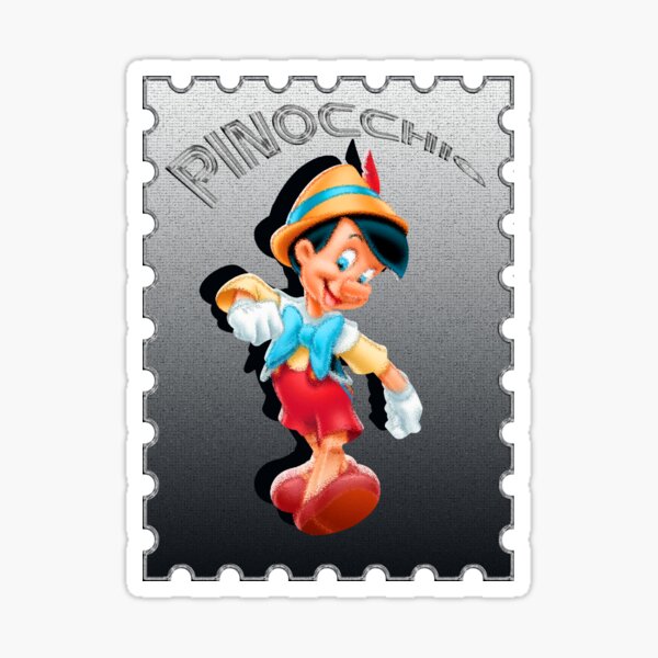 "pinocchio" Sticker for Sale by zombie-eyes | Redbubble