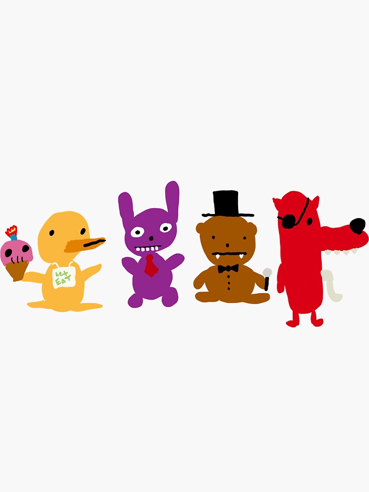 "goofy fnaf" Sticker for Sale by jamielynngalla | Redbubble