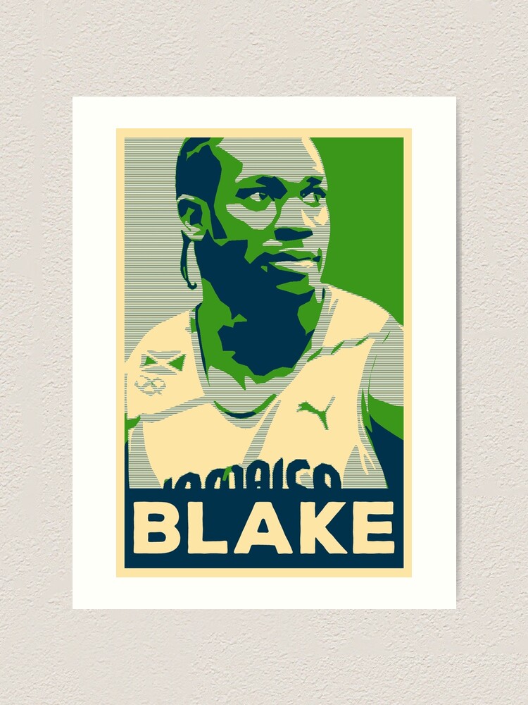 "Jamaica Icons | Yohan Blake | HOPE Poster | Famous Jamaican Athlete ...
