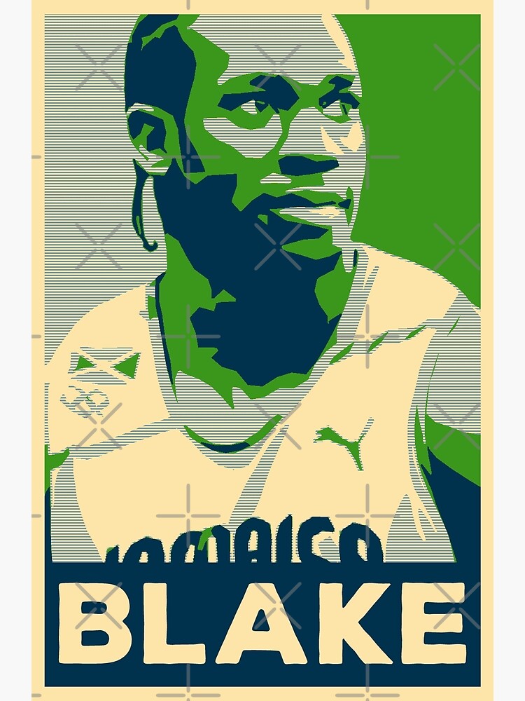 "Jamaica Icons | Yohan Blake | HOPE Poster | Famous Jamaican Athlete ...