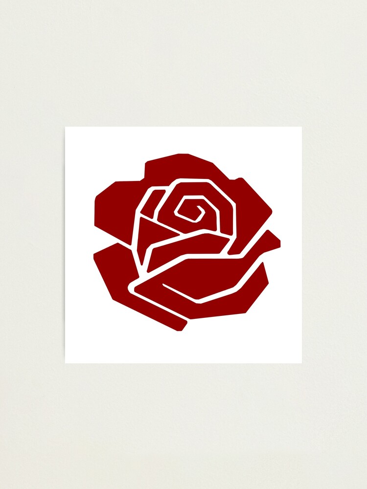"Democratic Socialist Rose DSA" Photographic Print by SarahRRunge ...