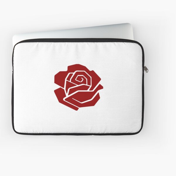"Democratic Socialist Rose DSA" Laptop Sleeve by SarahRRunge | Redbubble