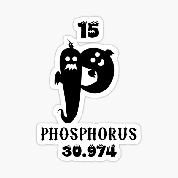 "Phosphorus - Periodic Table - Chemistry - MNR CLOTHING" Sticker for ...