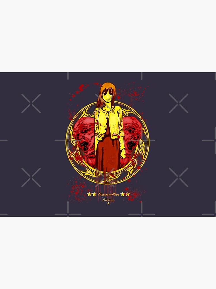 "Bravery Poor Youth tritt der Demon Hunter Association bei Makima Chainsaw Man Retro" Badematte ...