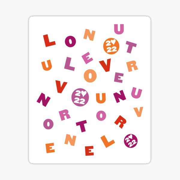 "lesbian love on tour" Sticker for Sale by addictwithacam | Redbubble