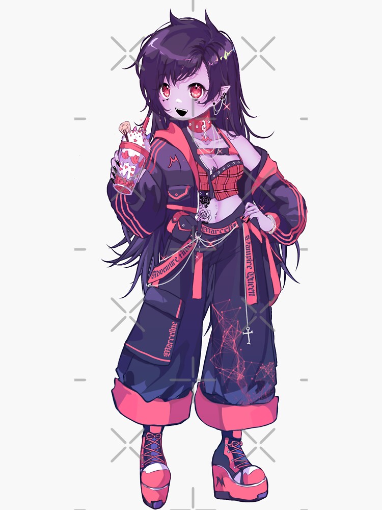 "Marceline " Sticker for Sale by fake-artz | Redbubble