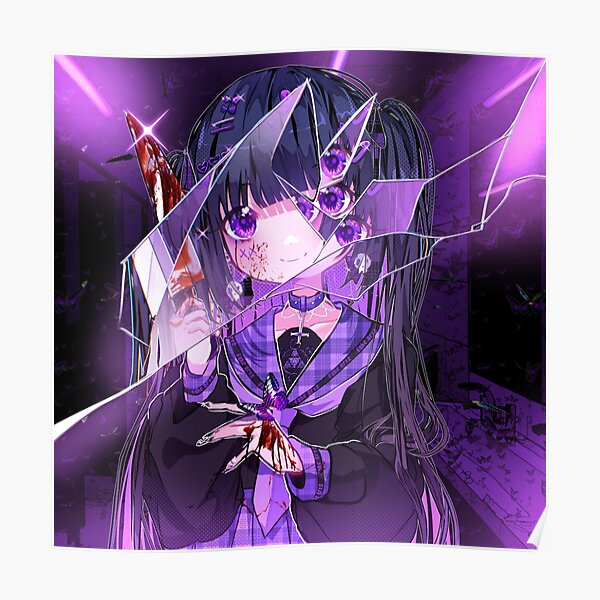 "Lucifer Yandere ver" Poster for Sale by fake-artz | Redbubble