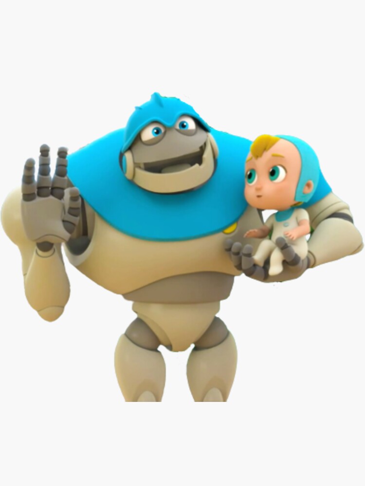 "Arpo the robot" Sticker for Sale by blackwarrior | Redbubble