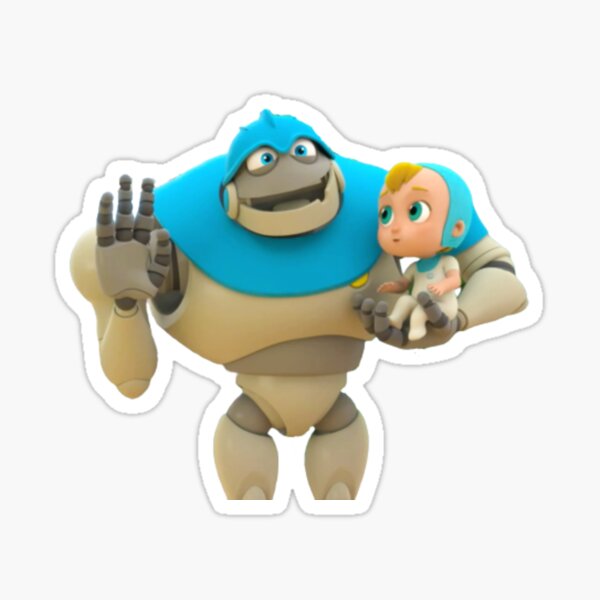 "Arpo the robot" Sticker for Sale by blackwarrior | Redbubble