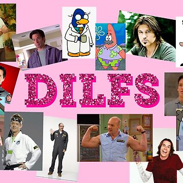 "DILFs" Sticker for Sale by jamielynngalla | Redbubble