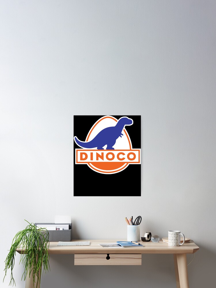 "Dinoco (Cars)" Poster for Sale by CHARLESJUDY | Redbubble