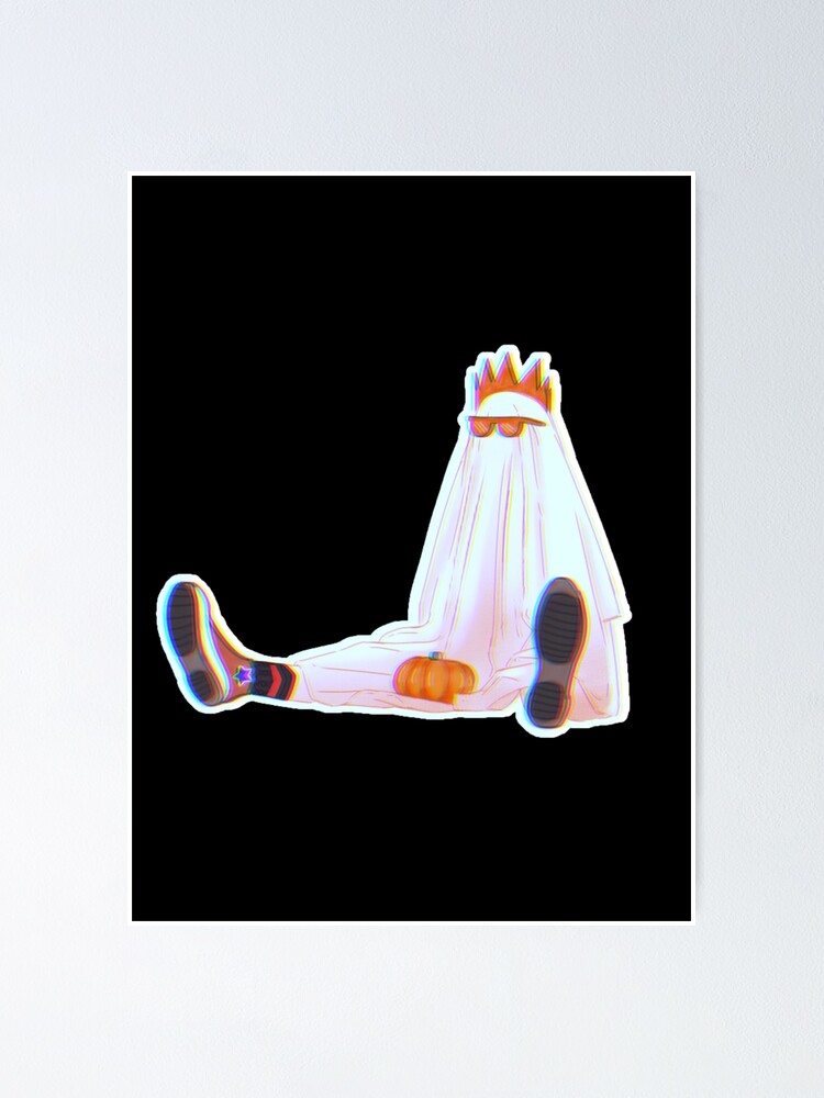 "Lofi ghost aesthetic with pumpkin funny" Poster for Sale by ...