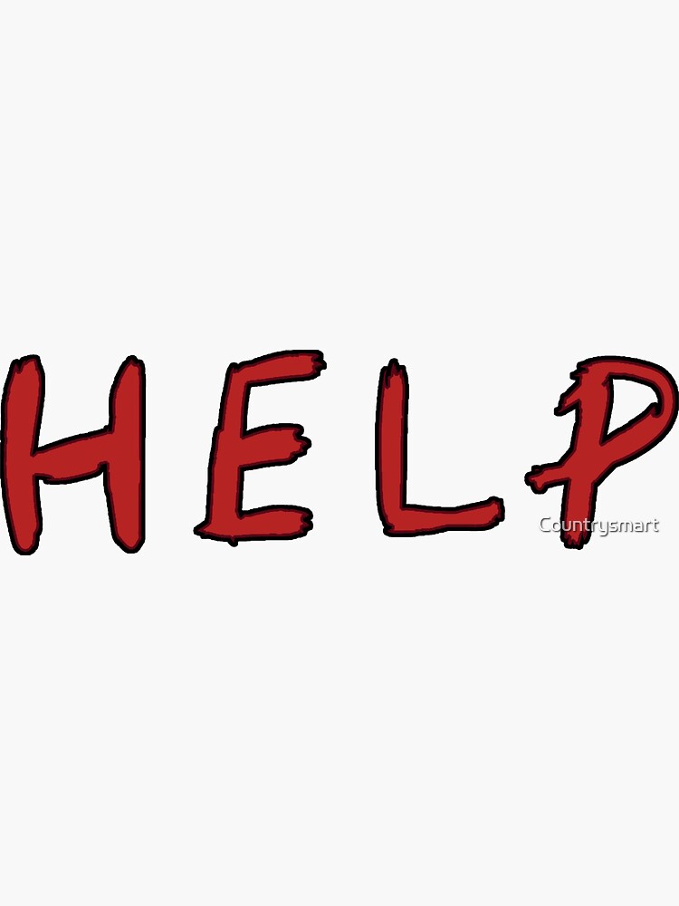 "Help Halloween Word Art Creepy Halloween Gift For Horror Lover ...