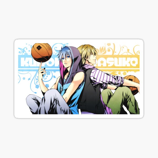 "Kuroko No Basket Kise Ryouta and Kuroko Tetsuya " Sticker for Sale by ...