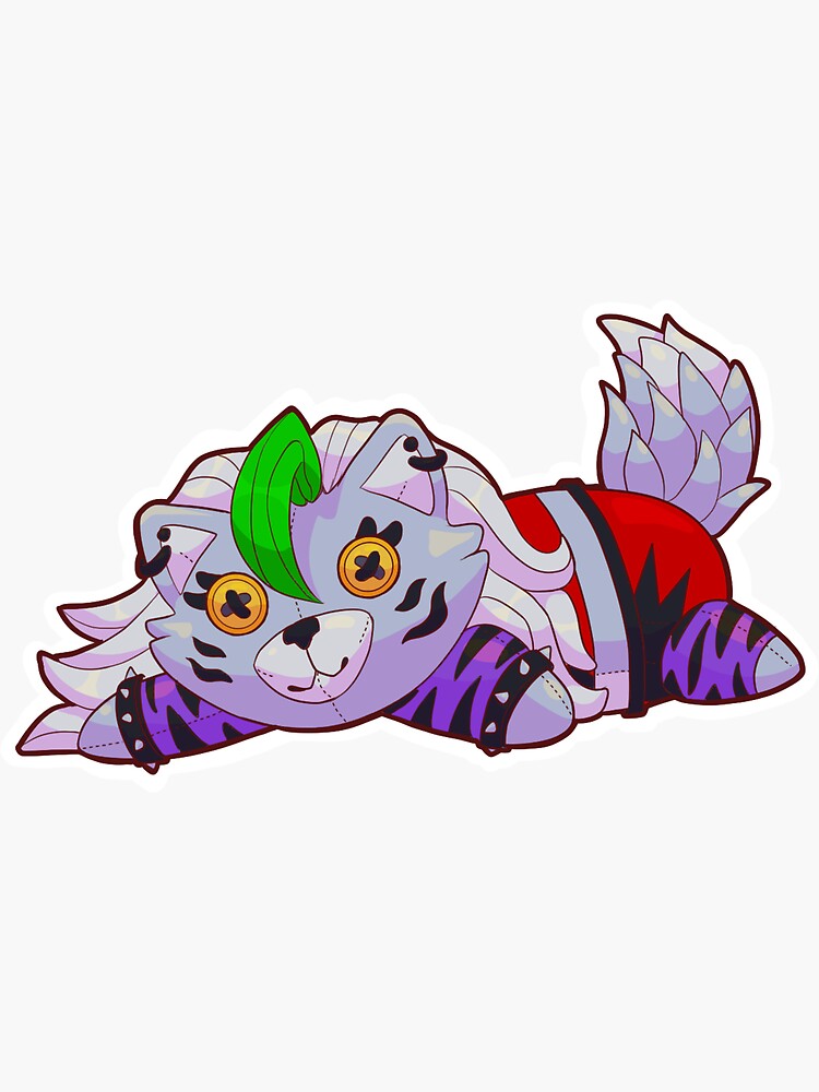 "Roxanne Wolf Plush Sticker" Sticker for Sale by CillySketches | Redbubble
