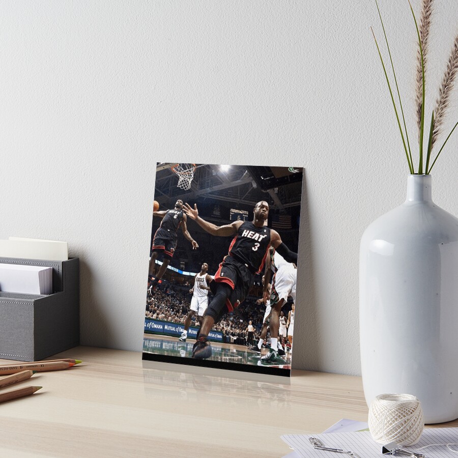 "Dwayne Wade Lebron dunk" Poster for Sale by JUSTINSUE | Redbubble