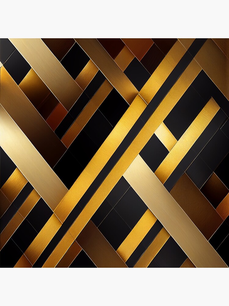 "Gold dashes" Poster for Sale by Scionic | Redbubble