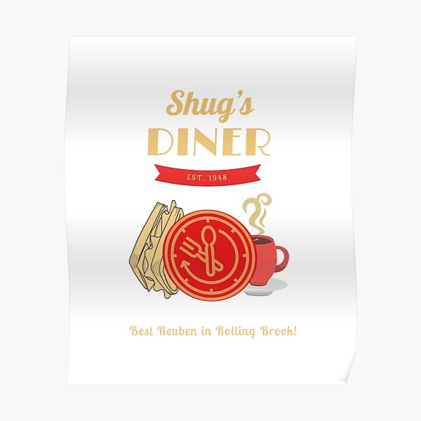 "Shug's Diner Logo" Poster for Sale by blyedonovan | Redbubble