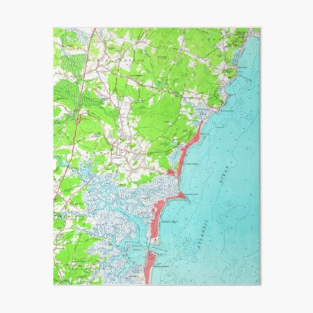 New Hampshire Beaches Map