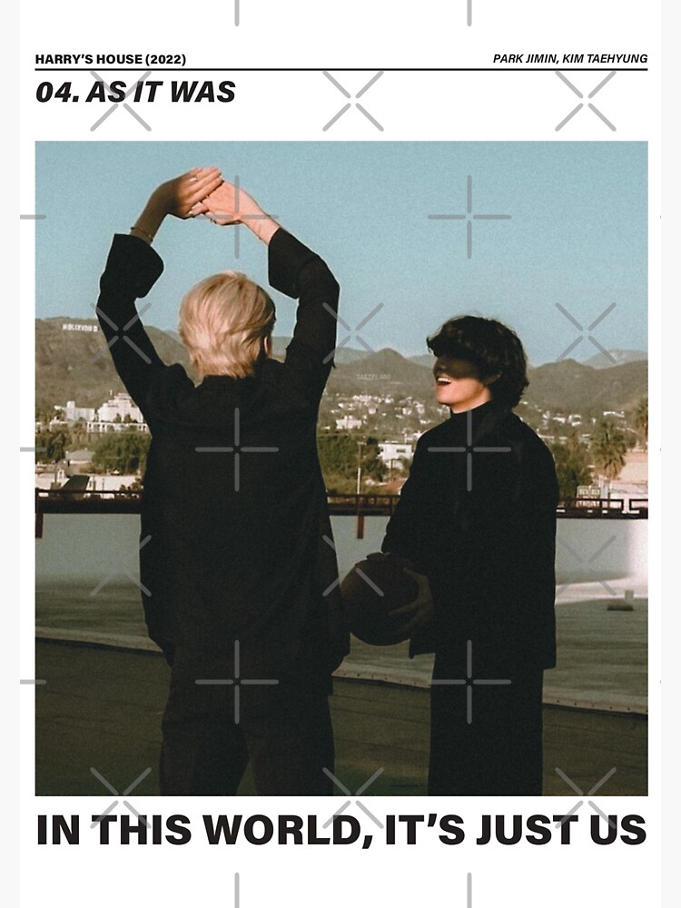 "VMIN // AS IT WAS" Sticker for Sale by 33ll | Redbubble