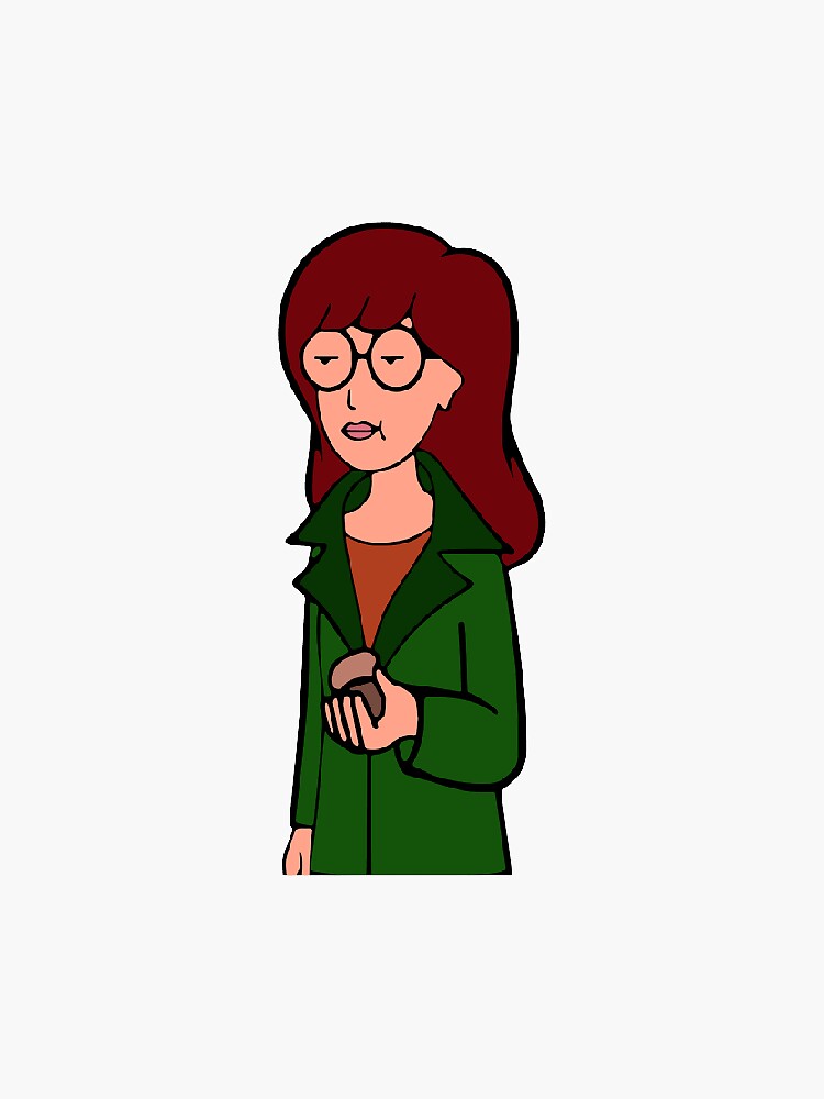 "Daria sticker " Sticker for Sale by K-AndSeries | Redbubble
