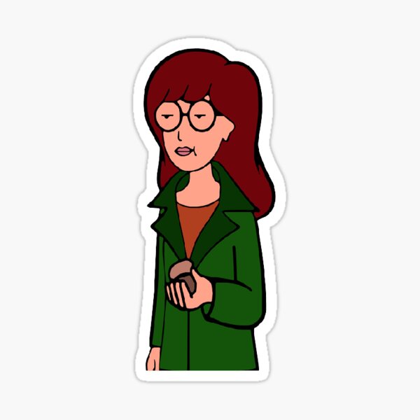 "Daria sticker " Sticker for Sale by K-AndSeries | Redbubble