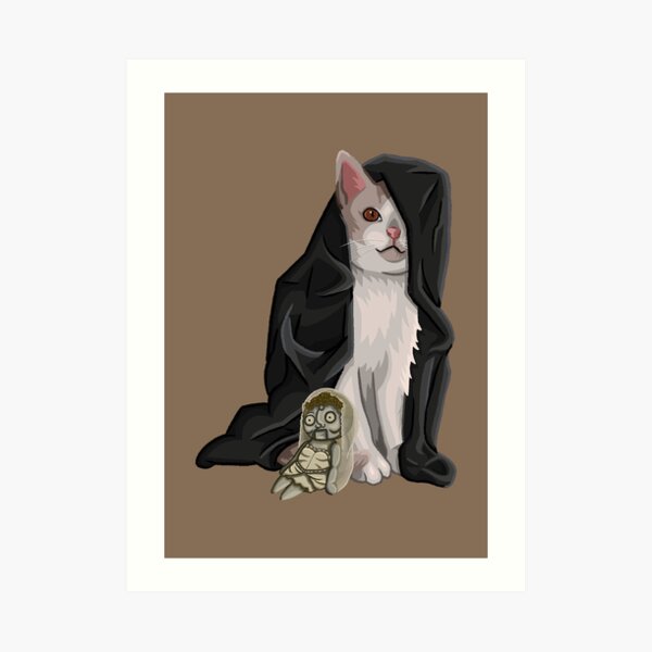 "Donna Beneviento and Angie Cat - Resident Evil Village" Art Print for ...