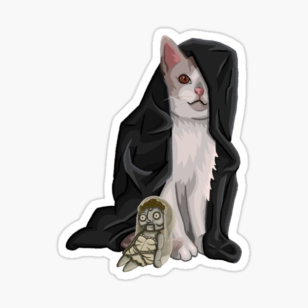 "Donna Beneviento and Angie Cat - Resident Evil Village" Sticker for ...