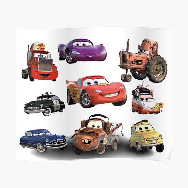 "cars Lightning Mcqueen" Poster for Sale by StPatricksIrish | Redbubble