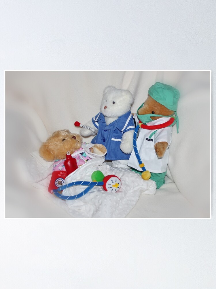 "Teddy Bear Ward" Poster by AnnDixon | Redbubble