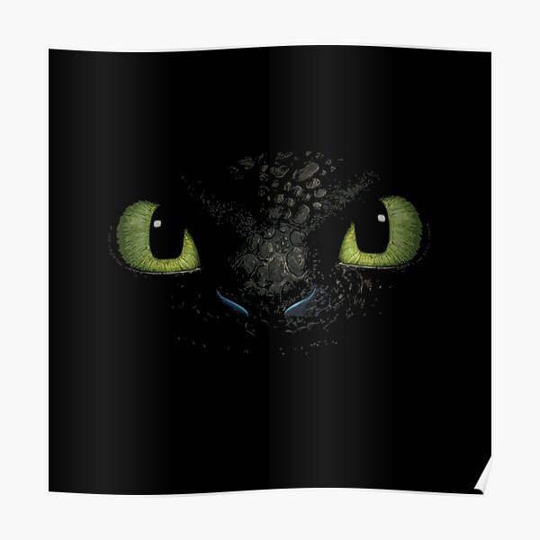 "Toothless from How to Train your Dragon" Poster for Sale by ...