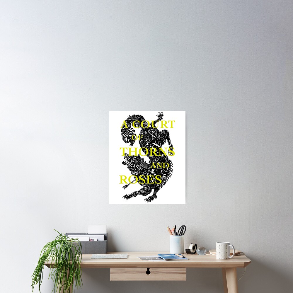 Póster «ACOTAR Libro 1 Portada con título - Una Corte de Rosas y ...