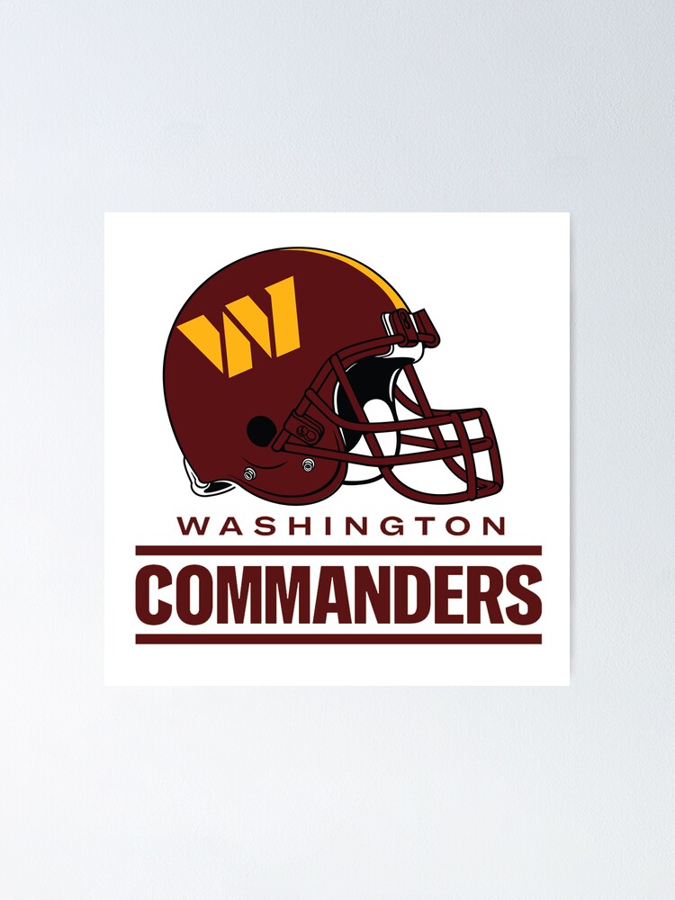 "Washington Commanders" Poster for Sale by Afrah-dessing | Redbubble