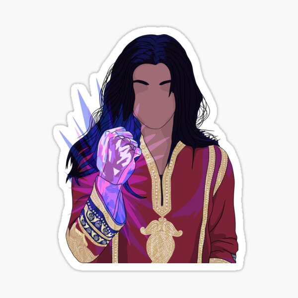 "Ms Khan Sticker" Sticker for Sale by readnsealy | Redbubble