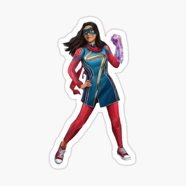 "MS.MARVEL 1 Classic " Sticker for Sale by readnsealy | Redbubble