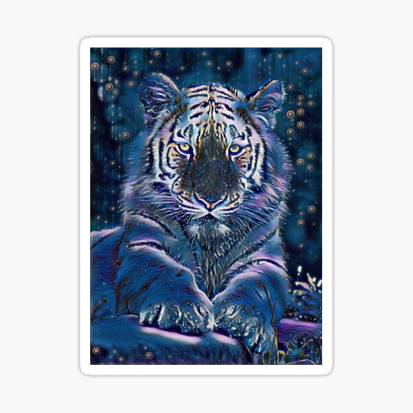 "SIBERIAN TIGERS" Sticker for Sale by KatisDesign | Redbubble