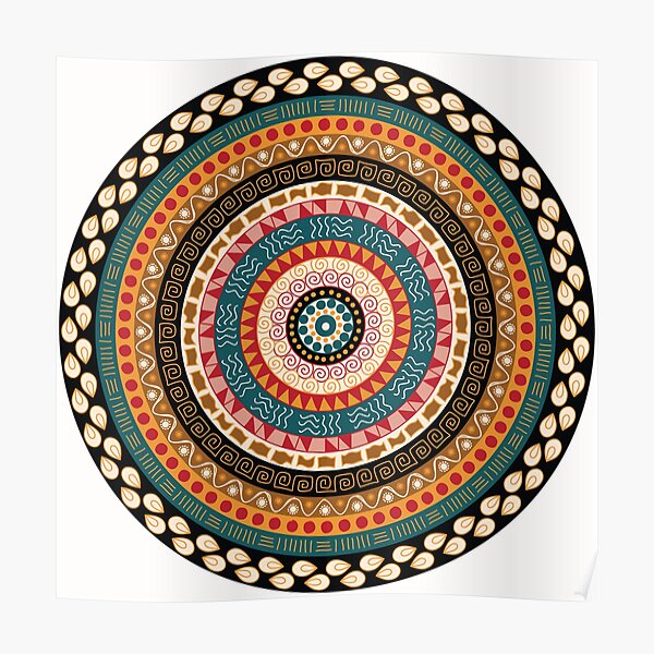 "Masai Mara Mandala" Poster for Sale by shamaurcreatif | Redbubble