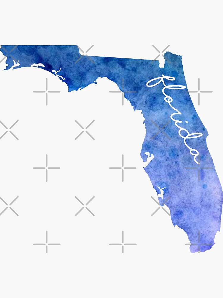 "Florida Watercolor" Sticker for Sale by jamiemaher15 | Redbubble