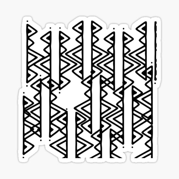"Line Art" Sticker for Sale by Moni3572 | Redbubble