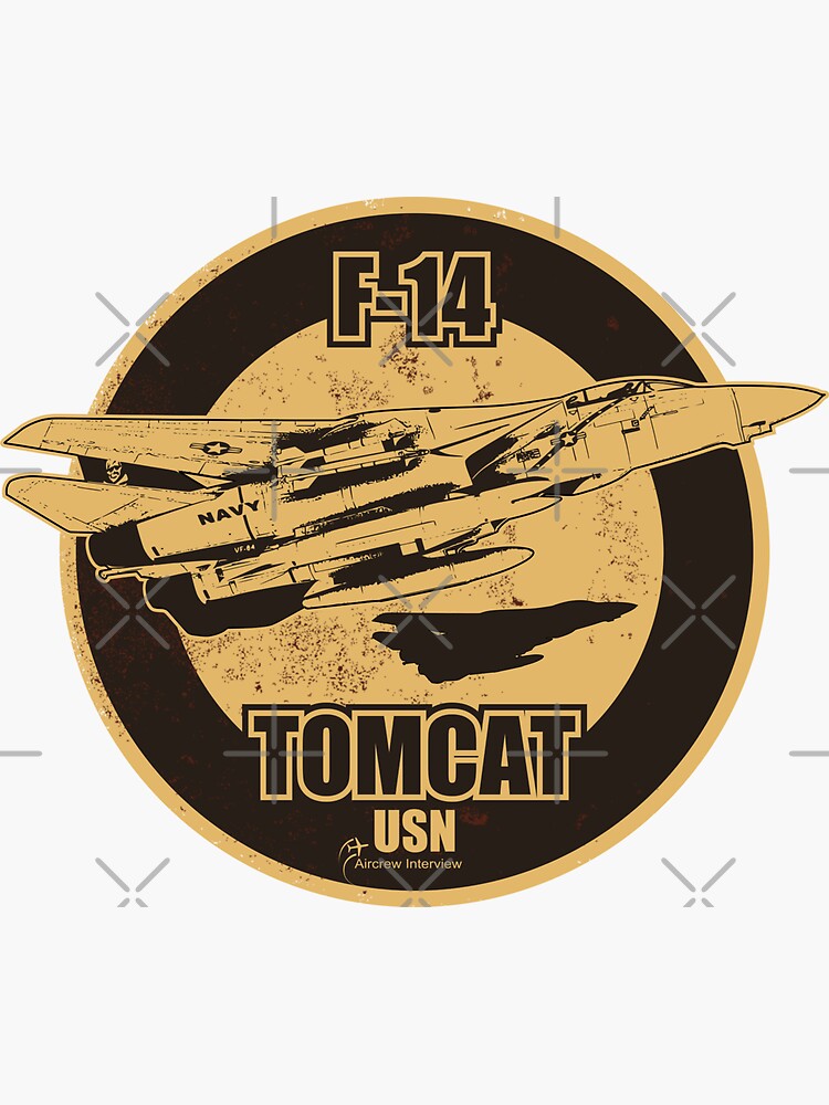 "F-14 Tomcat" Sticker for Sale by ACInterview | Redbubble